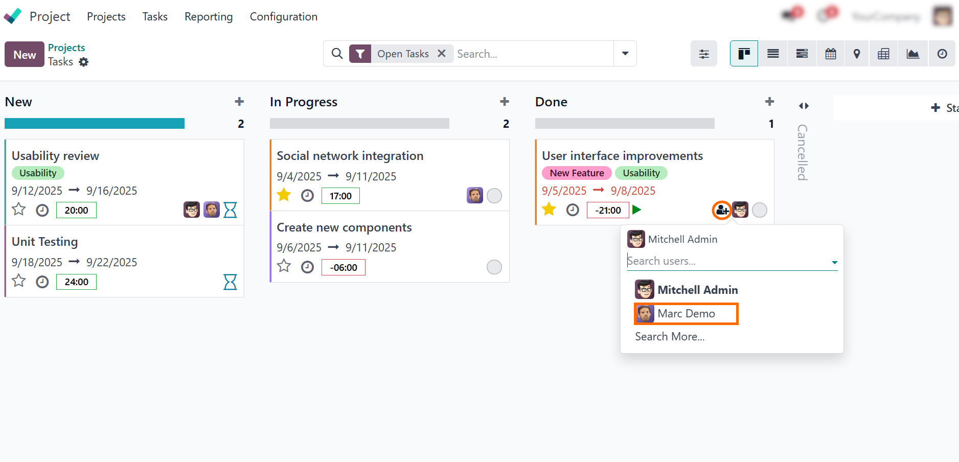 Odoo Project Management Tutorial: Projects, Tasks & Planning.